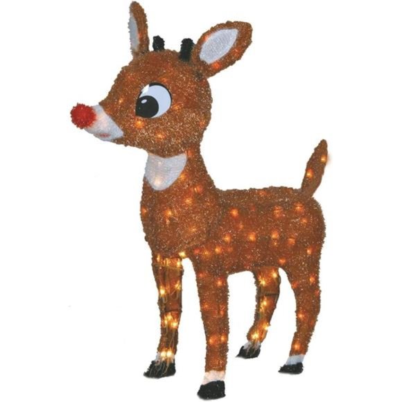 Holiday | Lighted Rudolph Outdoor Decor 26inch Lawn Ornament | Poshmark